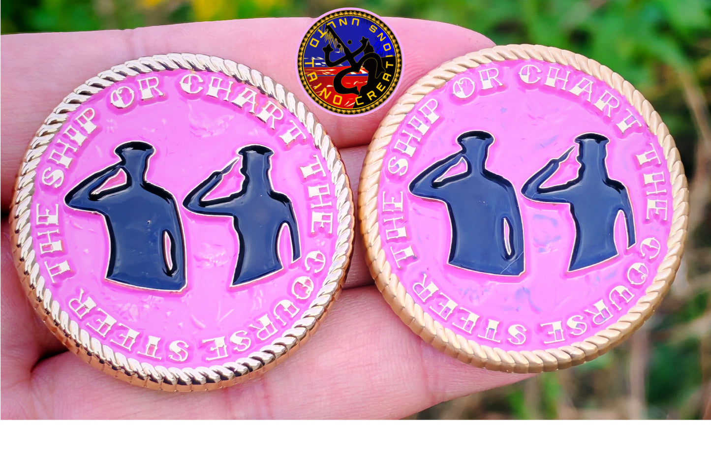 Pink Officer Set (2) - Routine Things Happen Routinely – Taino Creations