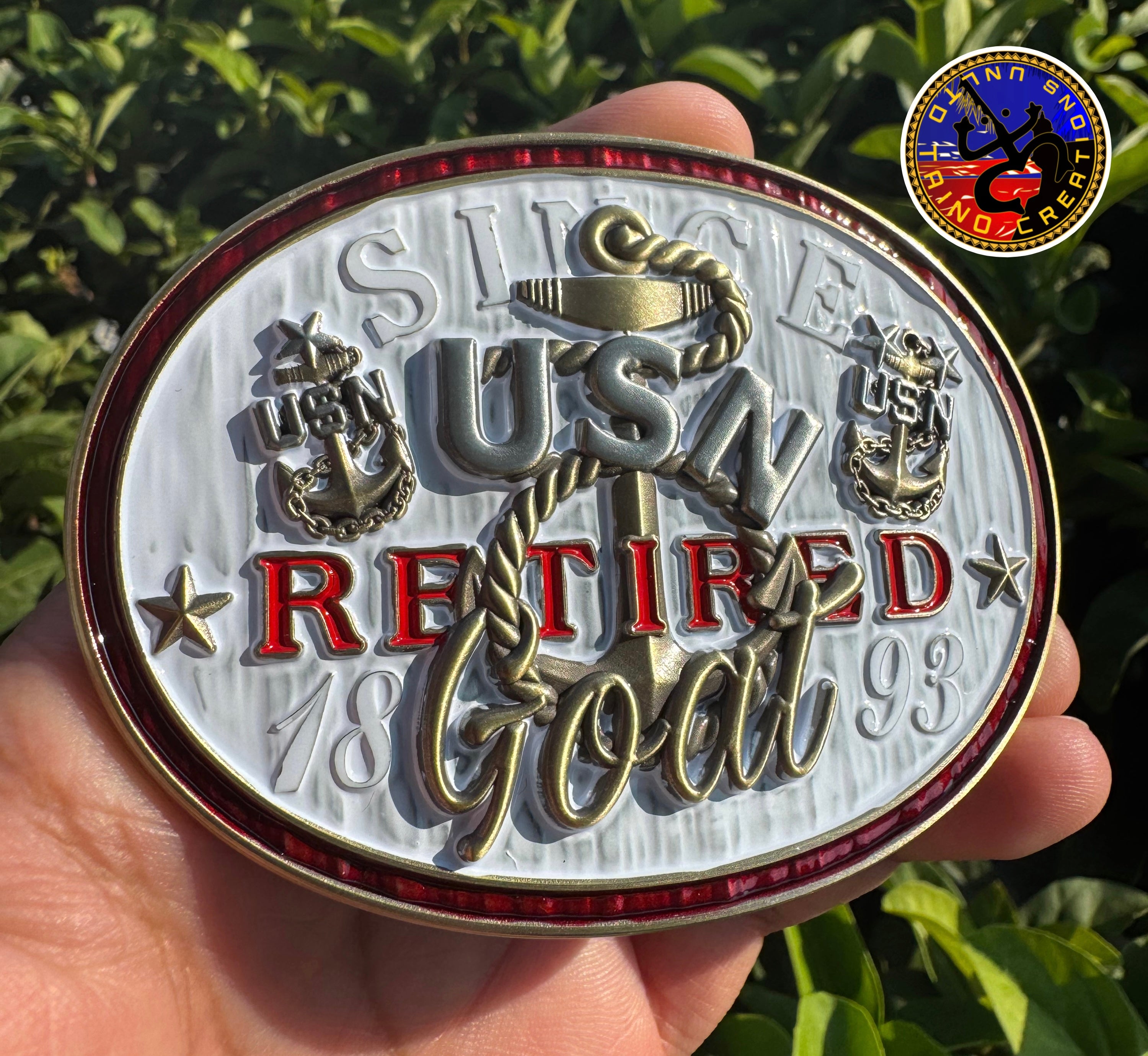 Retired Goat Buckle - White – Taino Creations
