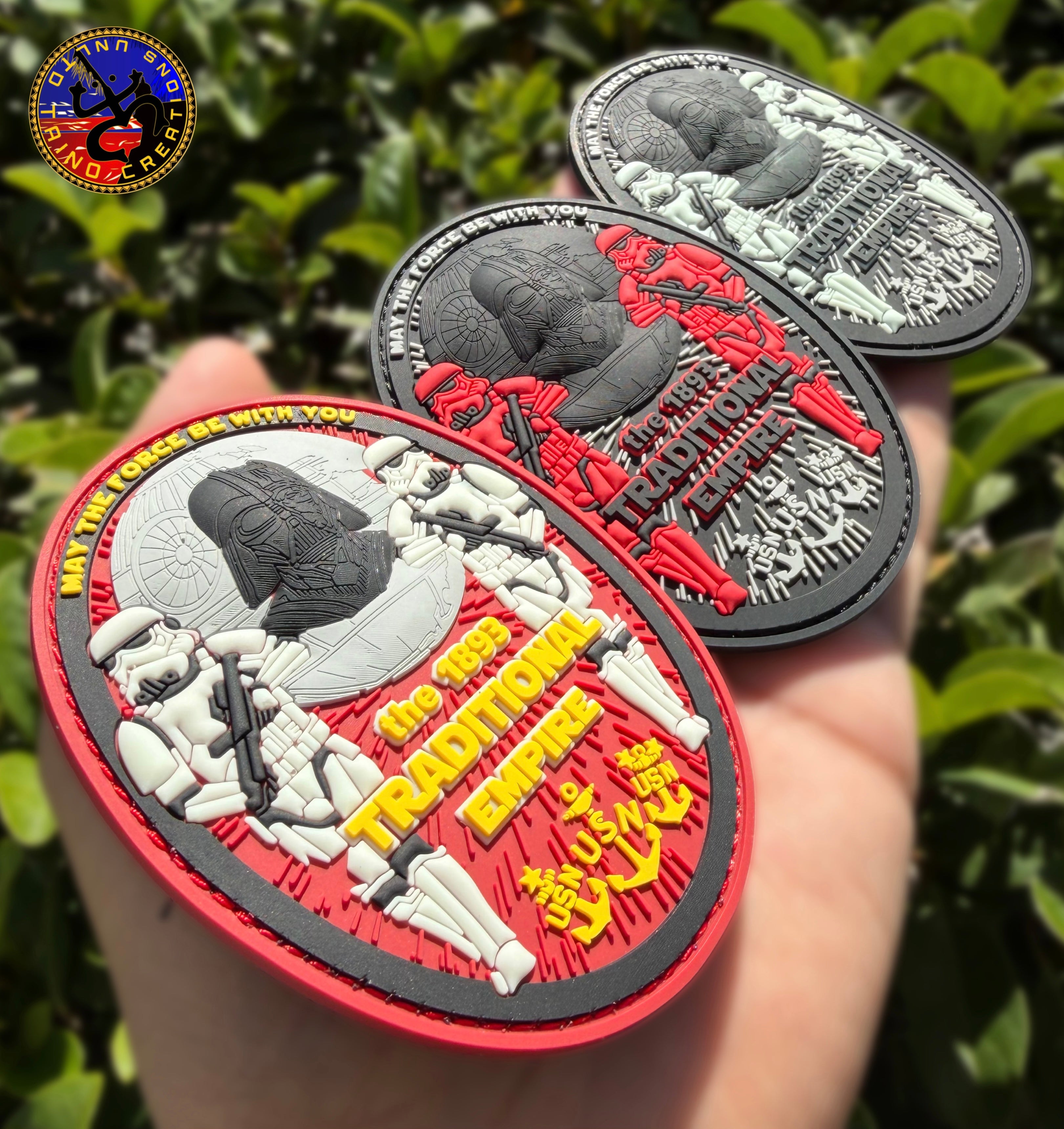 Traditional Empire Patches Set of 3 – Taino Creations